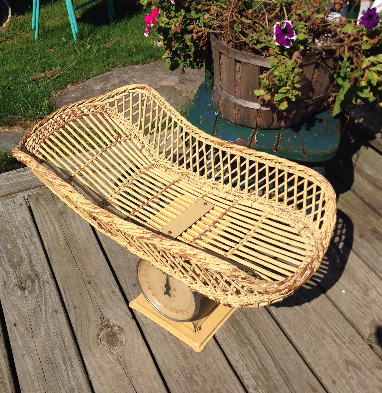 Antique Baby Scale 1930's Paragon Way Rite by MerrilyVerilyVintage