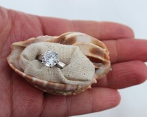Popular items for shell ring box on Etsy