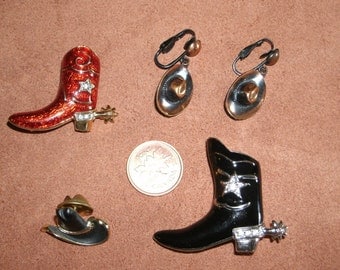 Cowboy hat pin | Etsy