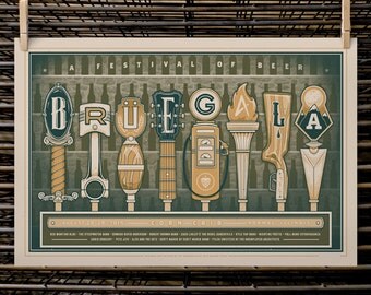 Bloomington poster | Etsy