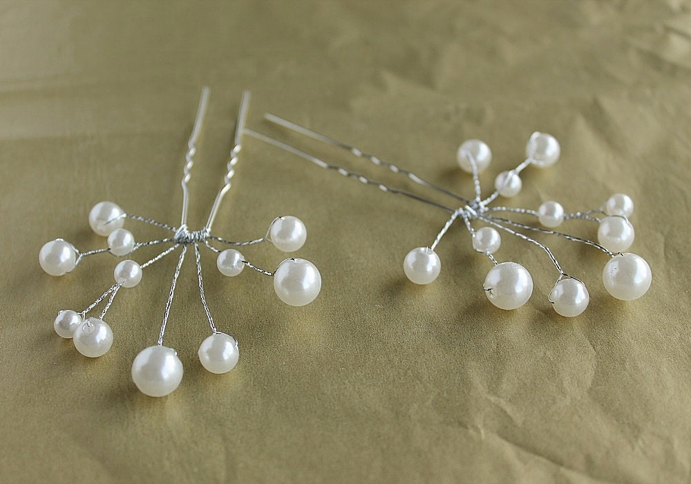 Pearl Bridal Hair Pins Wedding Up Do Pins Bridesmaid Hair