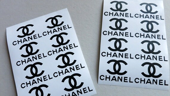2.5''CHANELSet 16 Vinyl Decals .CHANEL logo by Agitasworks on Etsy