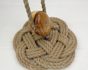 Manila rope rug | Etsy