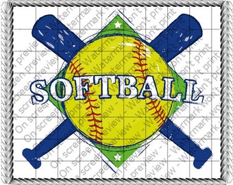 Softball birthday | Etsy