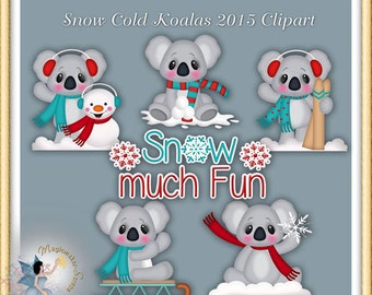 Koala clipart | Etsy