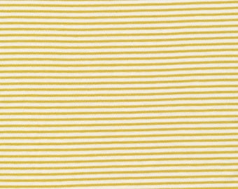 Yellow stripe fabric | Etsy