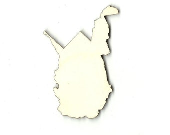 Virginia state shape | Etsy