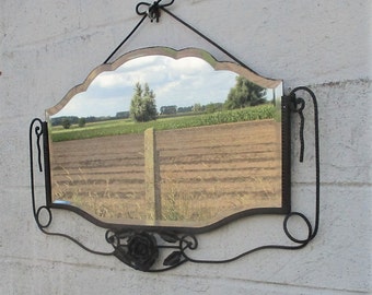 Wrought iron mirror | Etsy