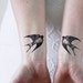 Moon temporary tattoo / waxing moon tattoo / moon by Tattoorary
