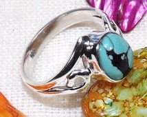 Unique turquoise wedding ring related items | Etsy