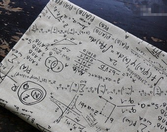 Math fabric | Etsy