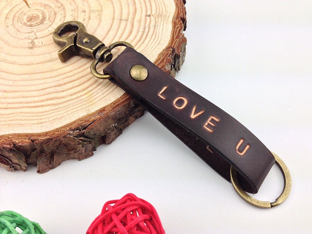 Personalized keychains keychains for women by TAleatherworks