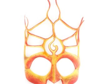 Unique flame mask related items | Etsy