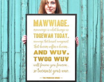 Princess bride quote | Etsy