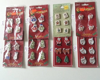 Christmas Card Christmas Music with Button Notes Paper