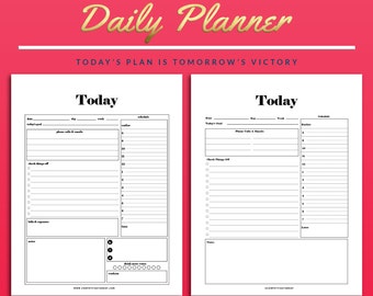 Work day organizer | Etsy