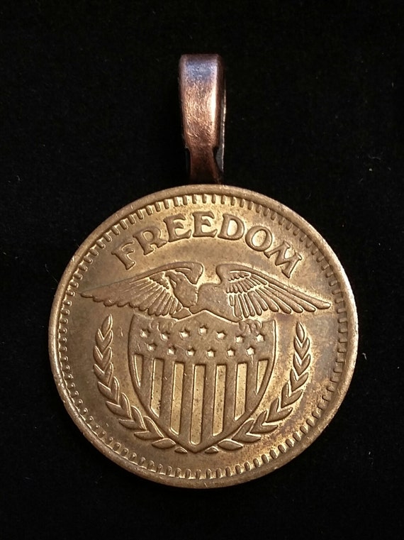 Freedom No Cash Value Token Pendant Freedom No Cash Value Token Pendant