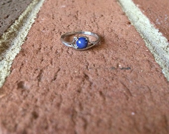 Star sapphire ring | Etsy