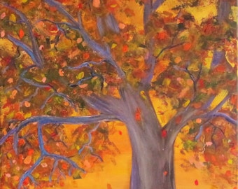 Majestic Oak Tree In The Fall Fine Art Photograph Autumn