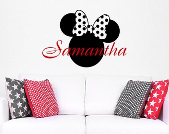 Minnie mouse sticker | Etsy
