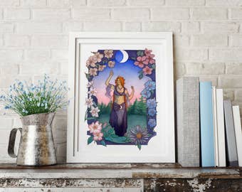 Pagan art print | Etsy