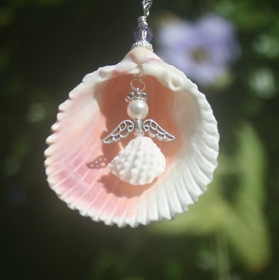 Angel Ornament Seashell angel Shell Angel Seashell