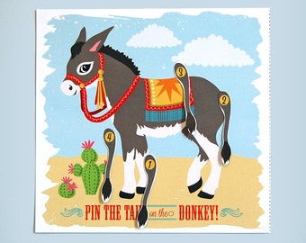 Pin the tail game | Etsy