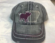 Unique pig baseball cap related items | Etsy