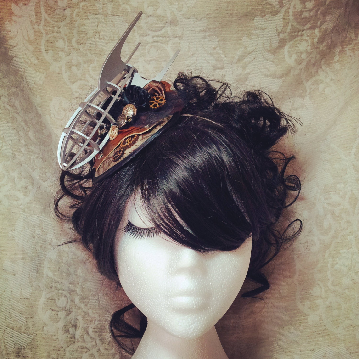 Steampunk Fascinator Steampunk Headband Steampunk Hat