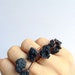 Tektite ring Raw Tektite stacking ring Raw mineral ring