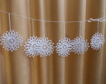 Lace snowflakes | Etsy