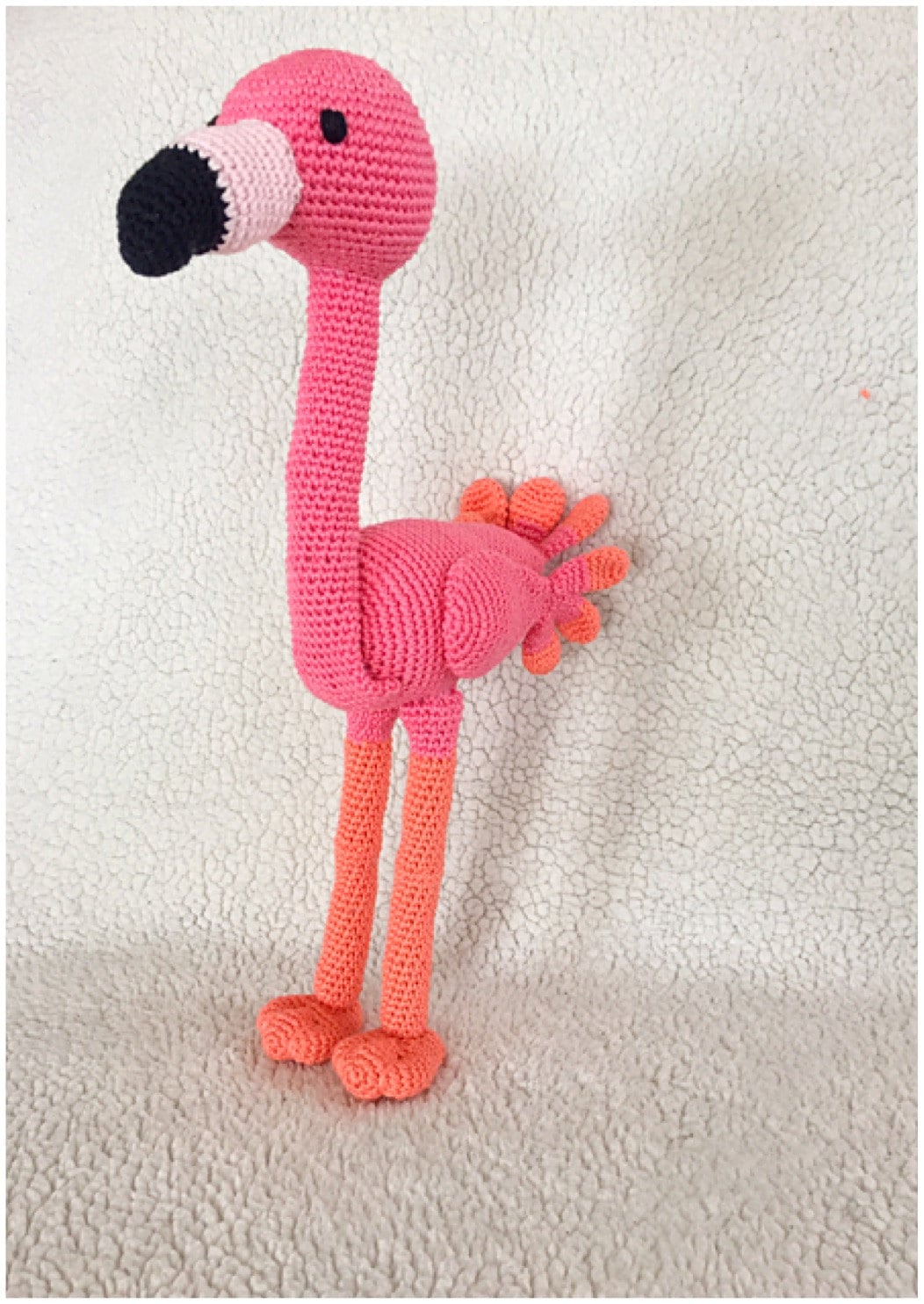 Flamingo crochet pattern tutorail amigurumi crocheted pattern