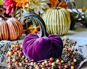 Handmade Fall and Holiday Silk Velvet Decor by TheVelvetHarvest