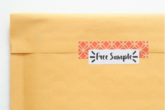 Free Sample Stickers Printable Stickers Packaging Sticker