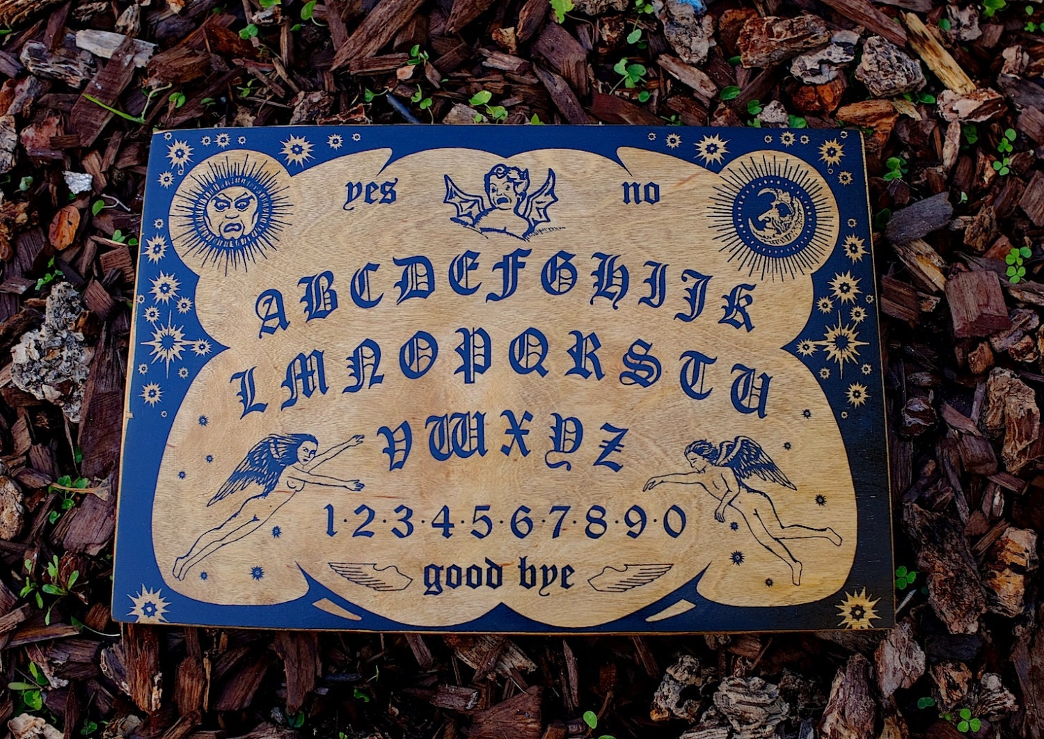 THE WITCHBOARD Wooden Birch Ouija Board Supernatural 80s Cult