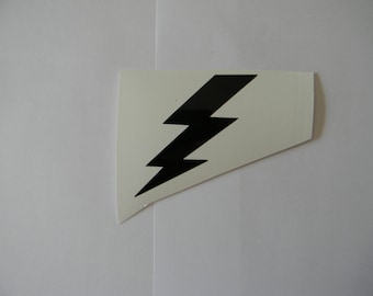 Lightning decal | Etsy