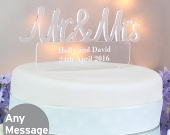 Unique acrylic cake topper related items | Etsy