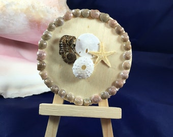 Unique Handcrafted shell art by Treasuresofmermaids on Etsy