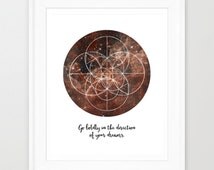 Unique celestial wall art related items | Etsy