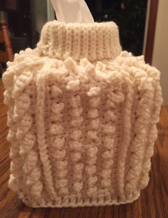 Knitted Tissue Box Cover