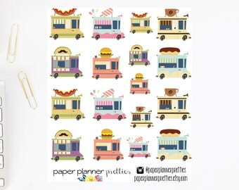 Food truck stickers | Etsy