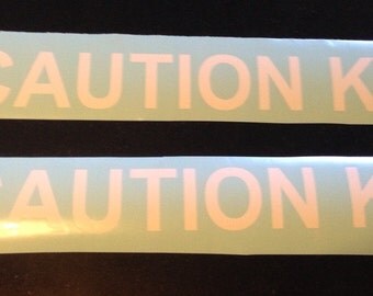 Caution k9 decal | Etsy