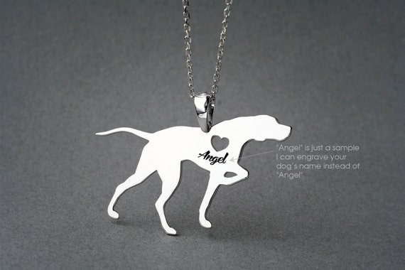 ENGLISH POINTER NAME Necklace English Pointer Necklace
