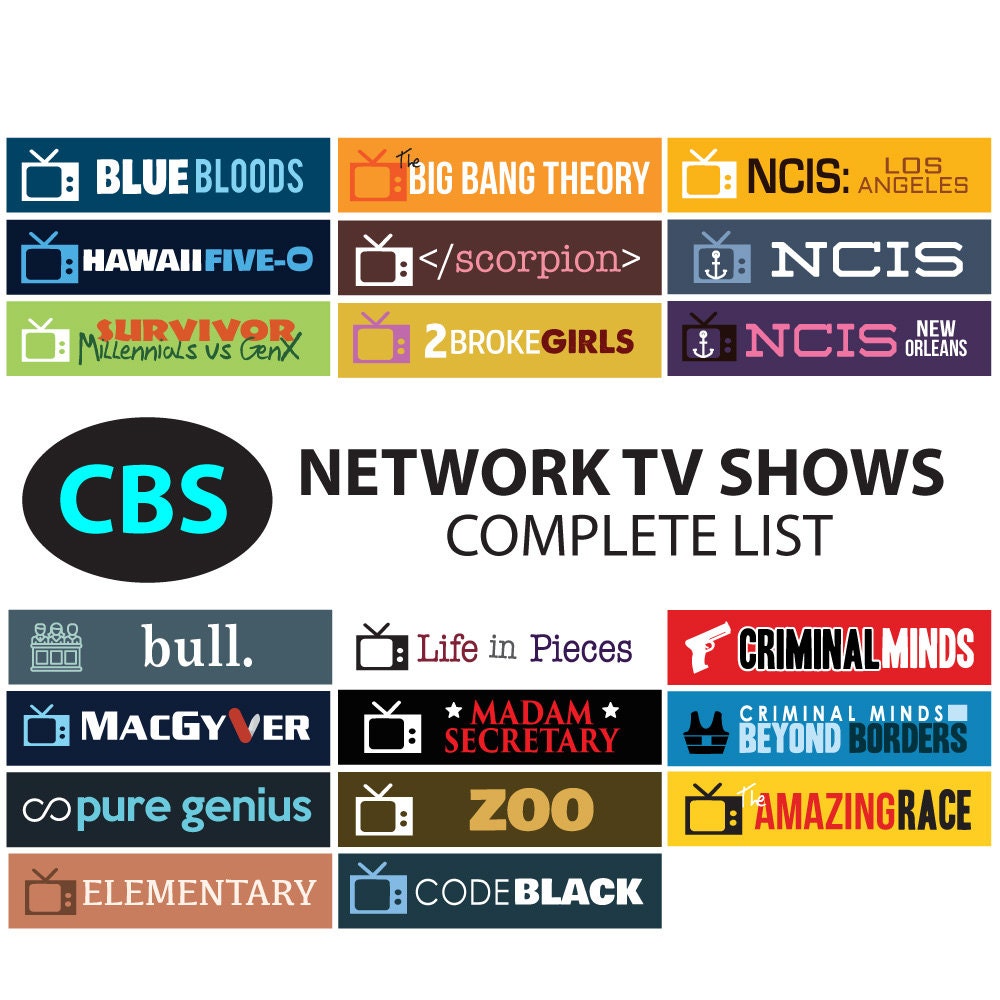CBS Network TV Series Full Seasons 2016-2017 Schedule TV
