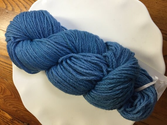 Items similar to Blue Kettle Dyed Wool Yarn on Etsy