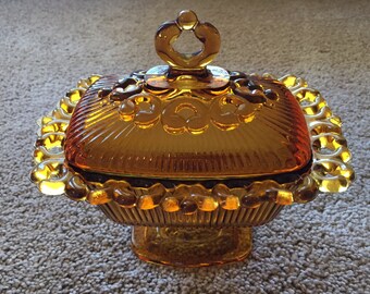 Unique candy dish and lid related items | Etsy