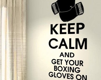 Boxing gloves decal | Etsy