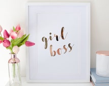 Unique girl boss art related items | Etsy