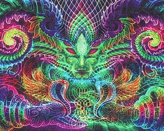 Acid tapestry | Etsy