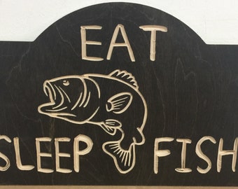 Funny fishing signs | Etsy